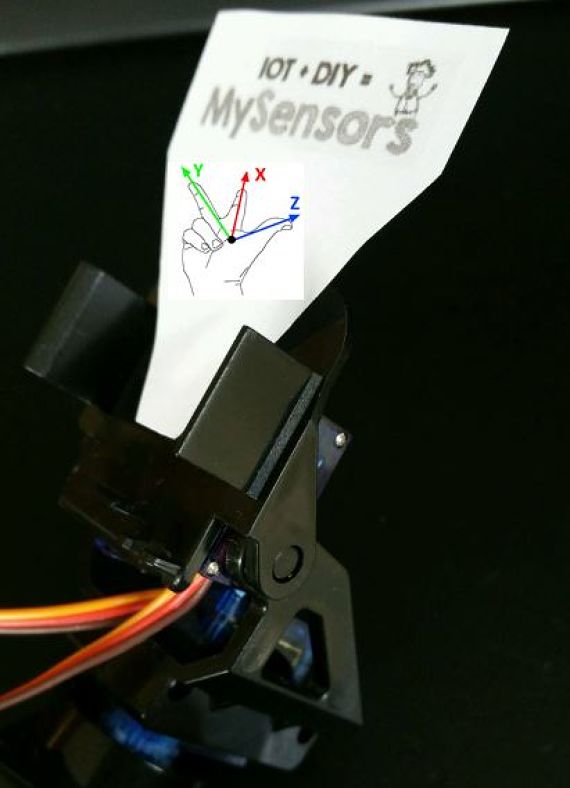 Orientation Actuator (pan/tilt) | MySensors - Create your own Connected Home Experience